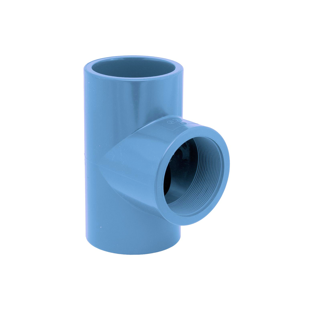 TEE REDUCCIÓN PVC HIDRÁULICO AZUL – Mi tienda